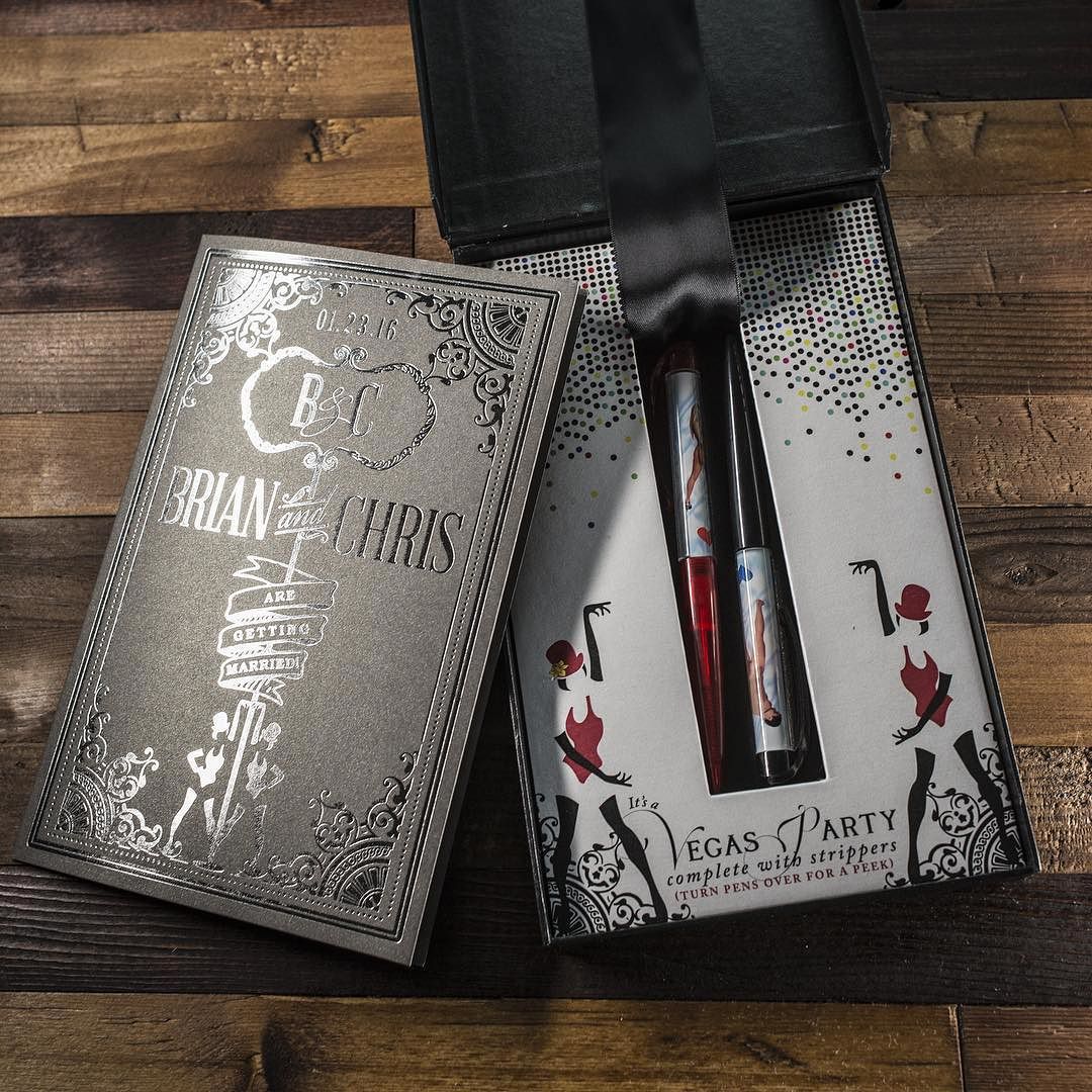 Sneak Peek: Glamorous Boxed Wedding Invitations – Paper & Home